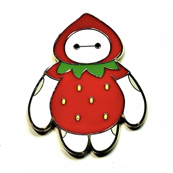Accessories | Disney Characters In Fruit Blind Box Enamel Pin Baymax ...